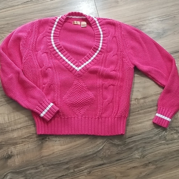 Northcrest | Sweaters | North Crest Classic Vintage Hot Pink Sweater ...